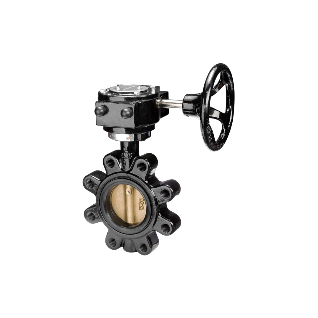 Butterfly Valve Crane 200 (mm.) Fully-Lugged Gearbox Operated Model F6 ...