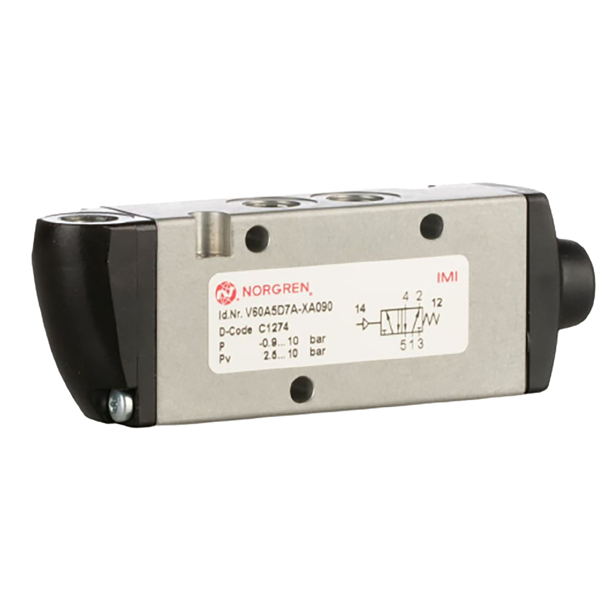 โซลินอยวาล์ว Norgren V60A5D7A-XA090 5/2 Inline Valves - Pilot – North Power