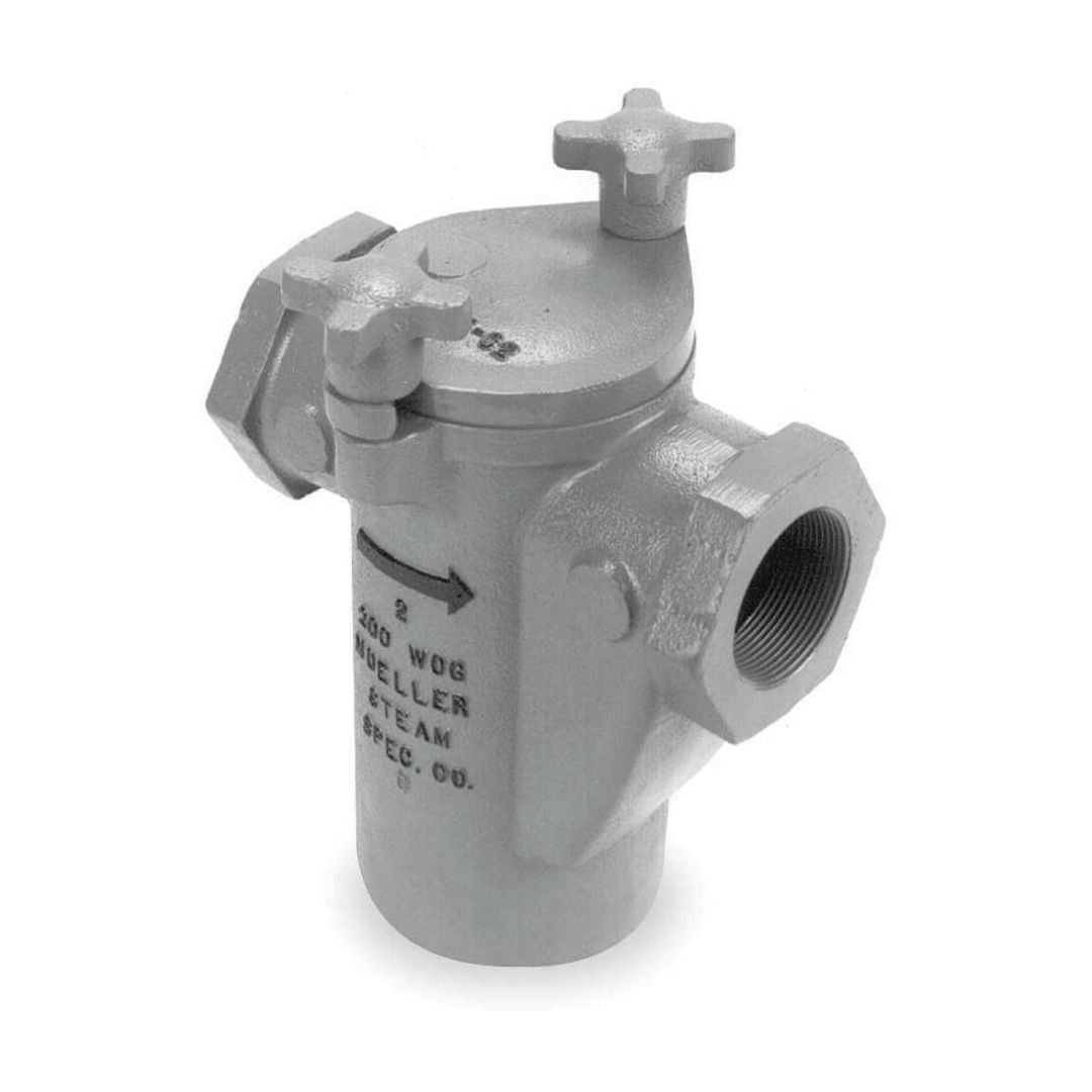 Mueller Steam Valve Model 2 125 SS screwed Basket Strainer Cast Stainl ...
