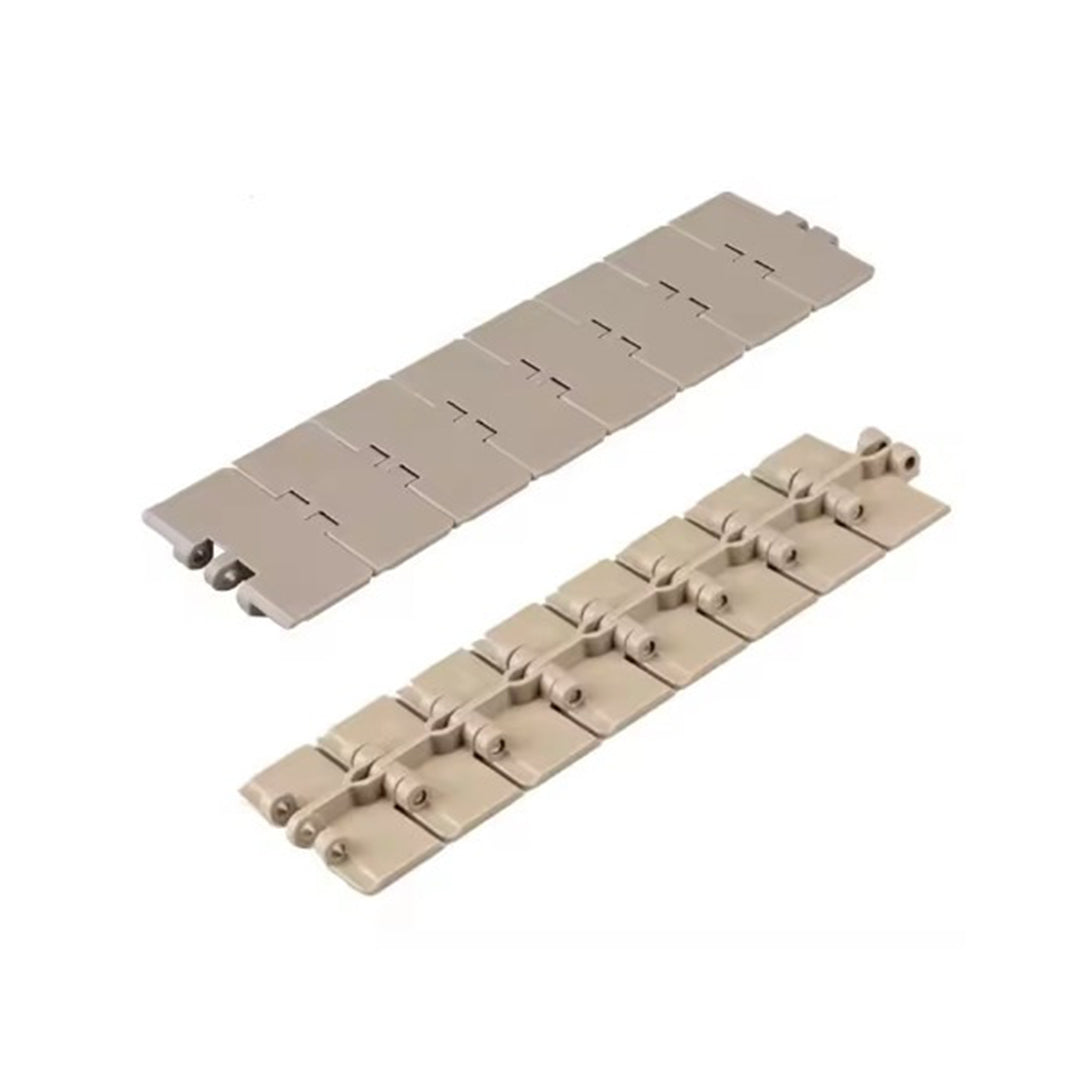 โซ่ลำเลียงแผ่นเรียบ Table top chain RPM Straight running plastic chain ...