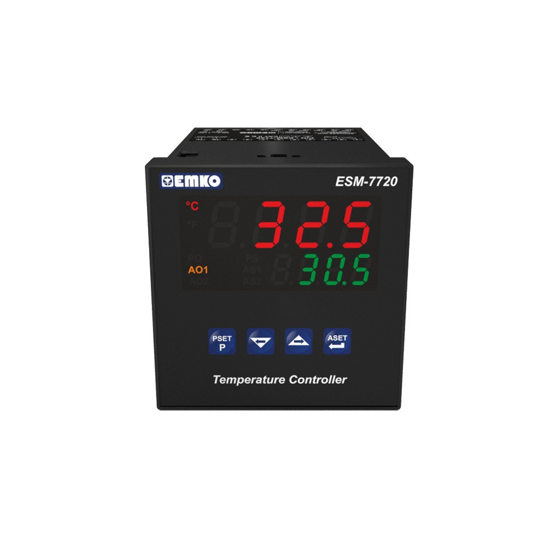 Emko PID Temperature Controller with Universal Input (TC, RTD) ESM-7720 ...