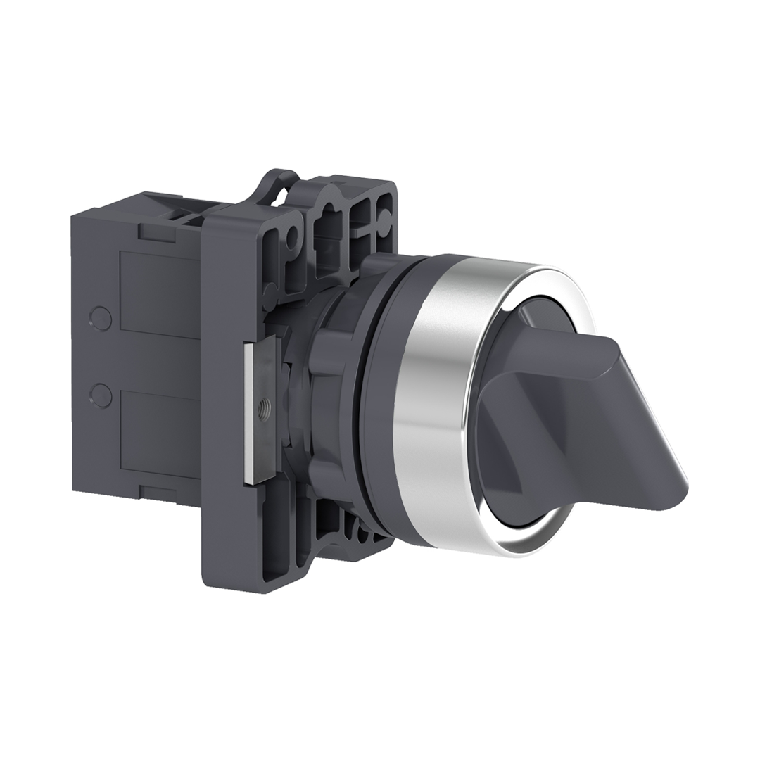 Selector Switch 2 ทาง Schneider XB4BD21 , 22 mm , 1 NO | ซีเล็คเตอร์ ...