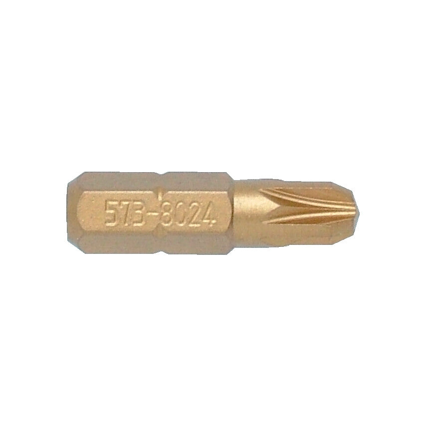 ดอกไขควงหกเหลี่ยม No.4 P/DRIV TiN COATED S/DRIVER BIT 5/16 นิ้ว HEX ST ...
